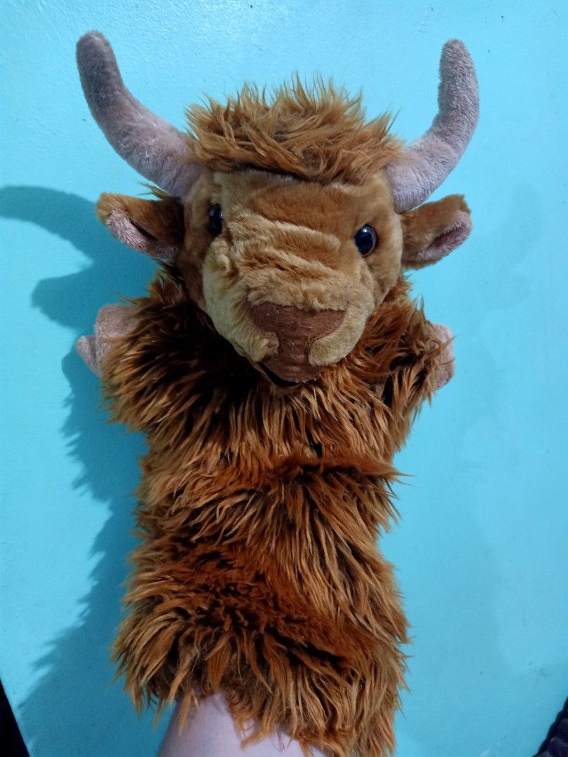 REALISTIC BUFFALO HAND PUPPET, Hobbies & Toys, Toys & Games on Carousell
