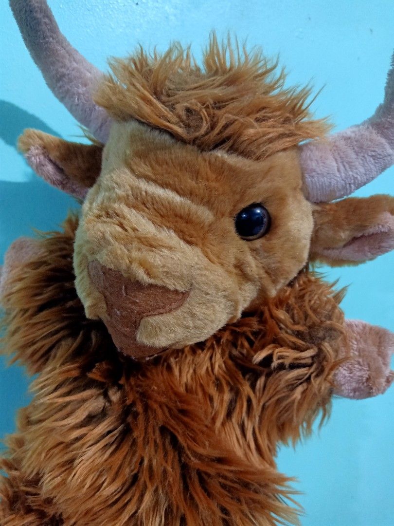 REALISTIC BUFFALO HAND PUPPET, Hobbies & Toys, Toys & Games on Carousell