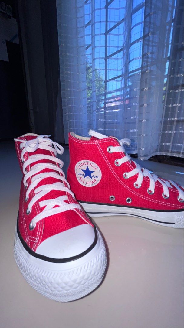 Red Chuck Taylor All Star Classic, Women's Fashion, Footwear, Sneakers ...