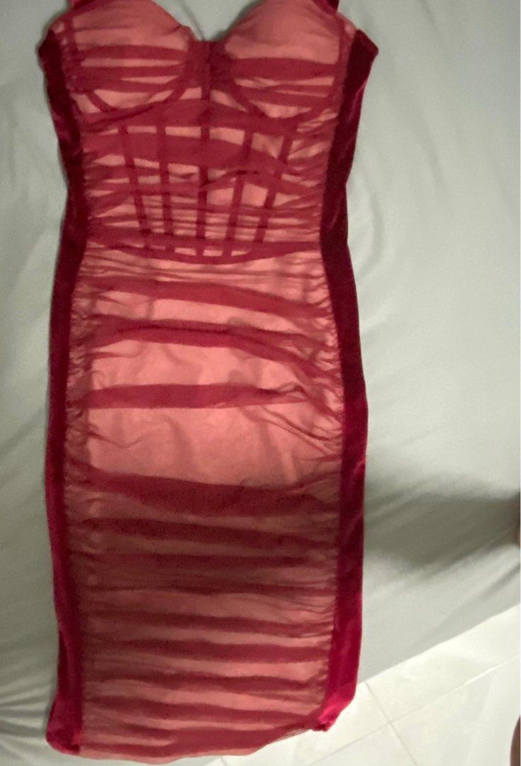 RED SEXY CLASSY DRESS "POEM", Women's Fashion, Dresses & Sets, Dresses ...