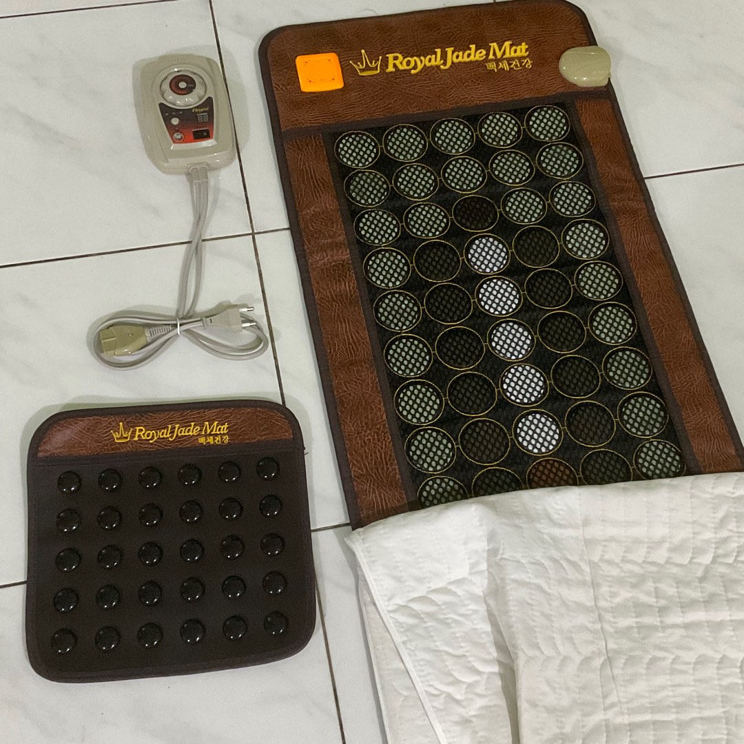 ROYAL JADE MAT kesehatan relaksasi refleksi batu korea alat pijet matras hangat reflexi ...