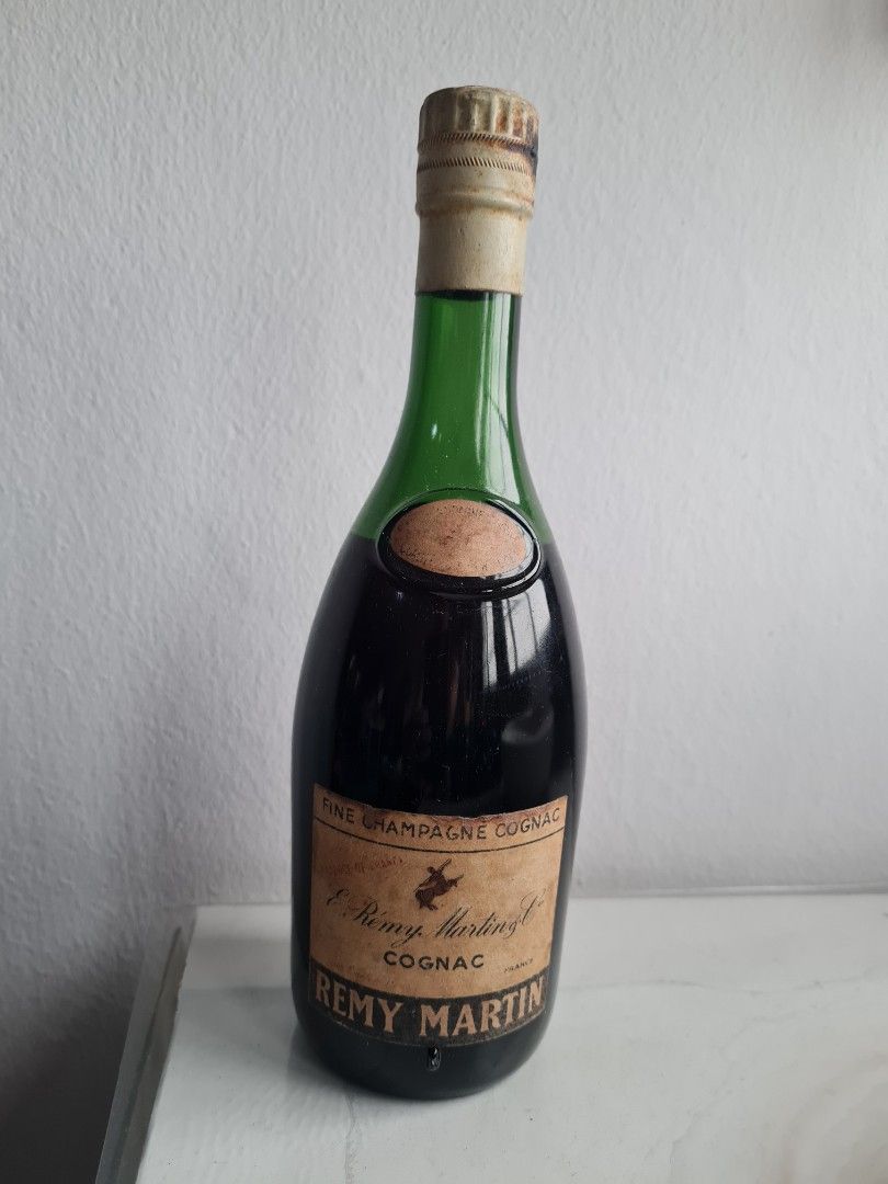 Remy Martin White Label 1960s Vintage Whisky Bottle, Hobbies & Toys ...