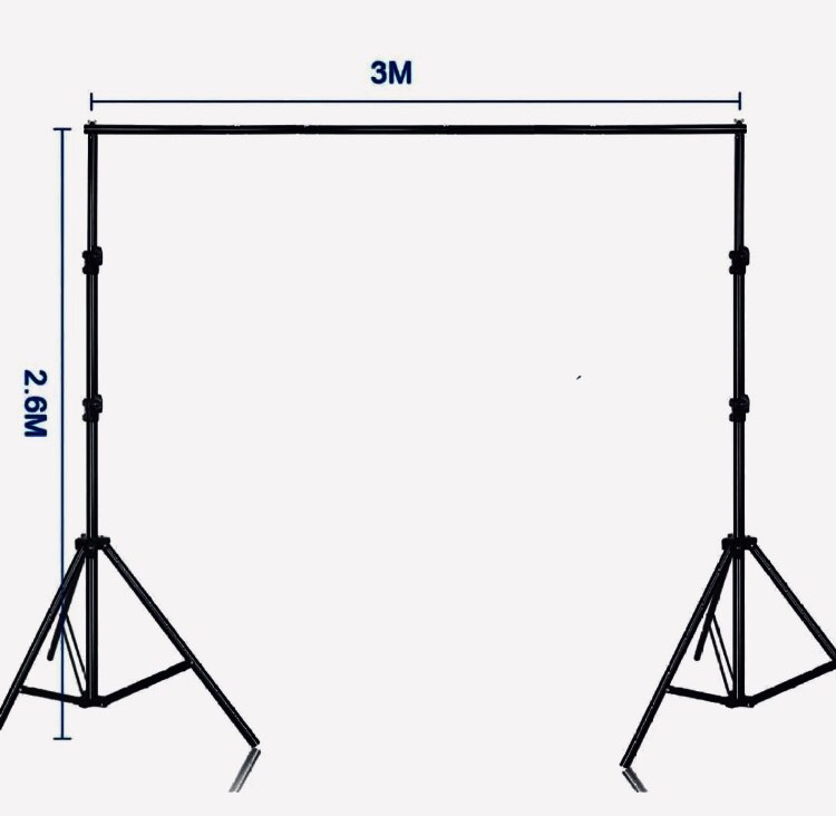 Rental of Backdrop Background Support System Set (Adjustable Stand ...
