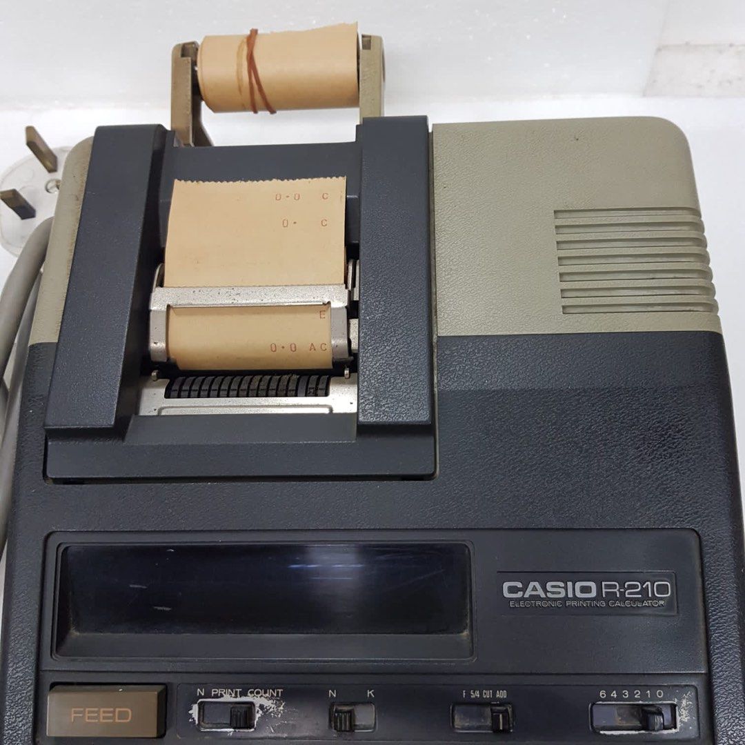 Retro adding machine by Casio Japan, Hobbies & Toys, Memorabilia ...