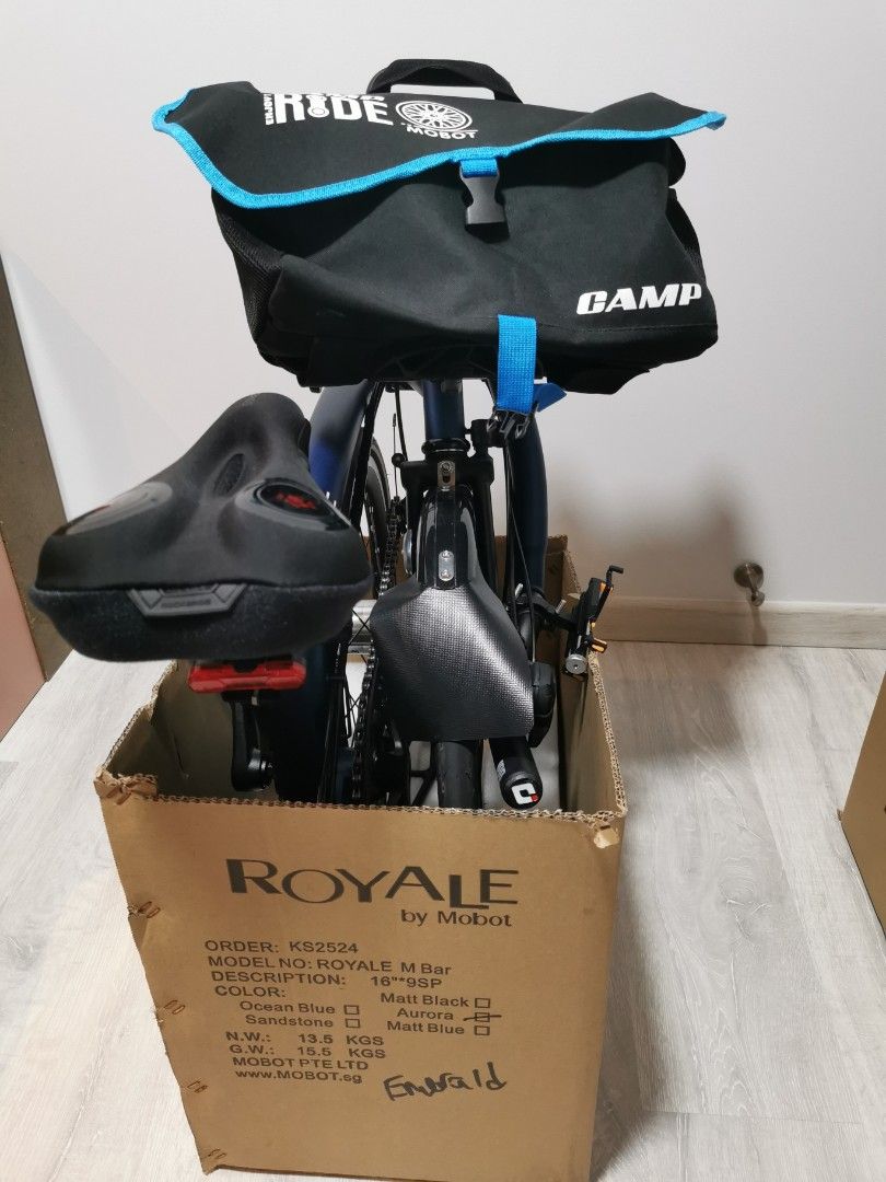 *ALMOST NEW* *COUPLE BIKES* ROYALE GT M9 Foldable Bicycle (M Bar) - 9 ...