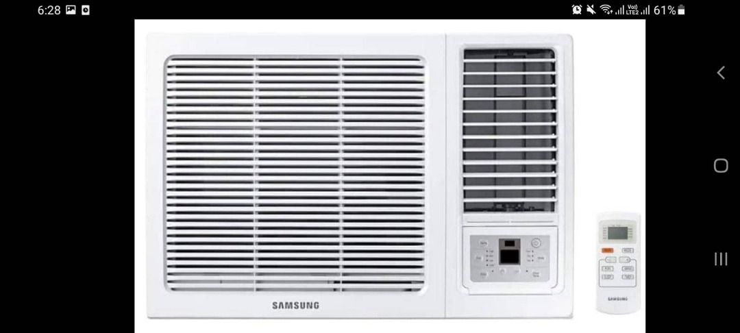 SAMSUNG 2HP INVERTER WINDOW-TYPE AIR CON, TV & Home Appliances, Air ...