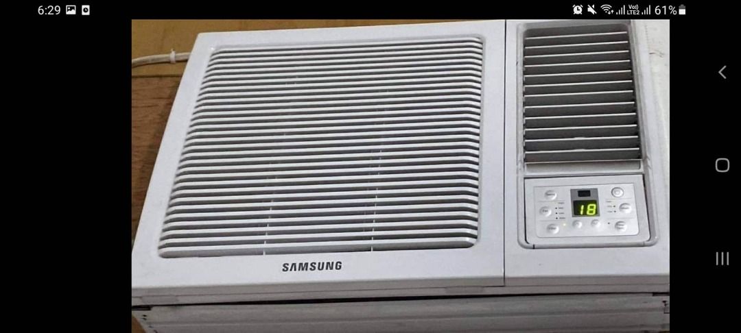 SAMSUNG 2HP INVERTER WINDOW-TYPE AIR CON, TV & Home Appliances, Air ...