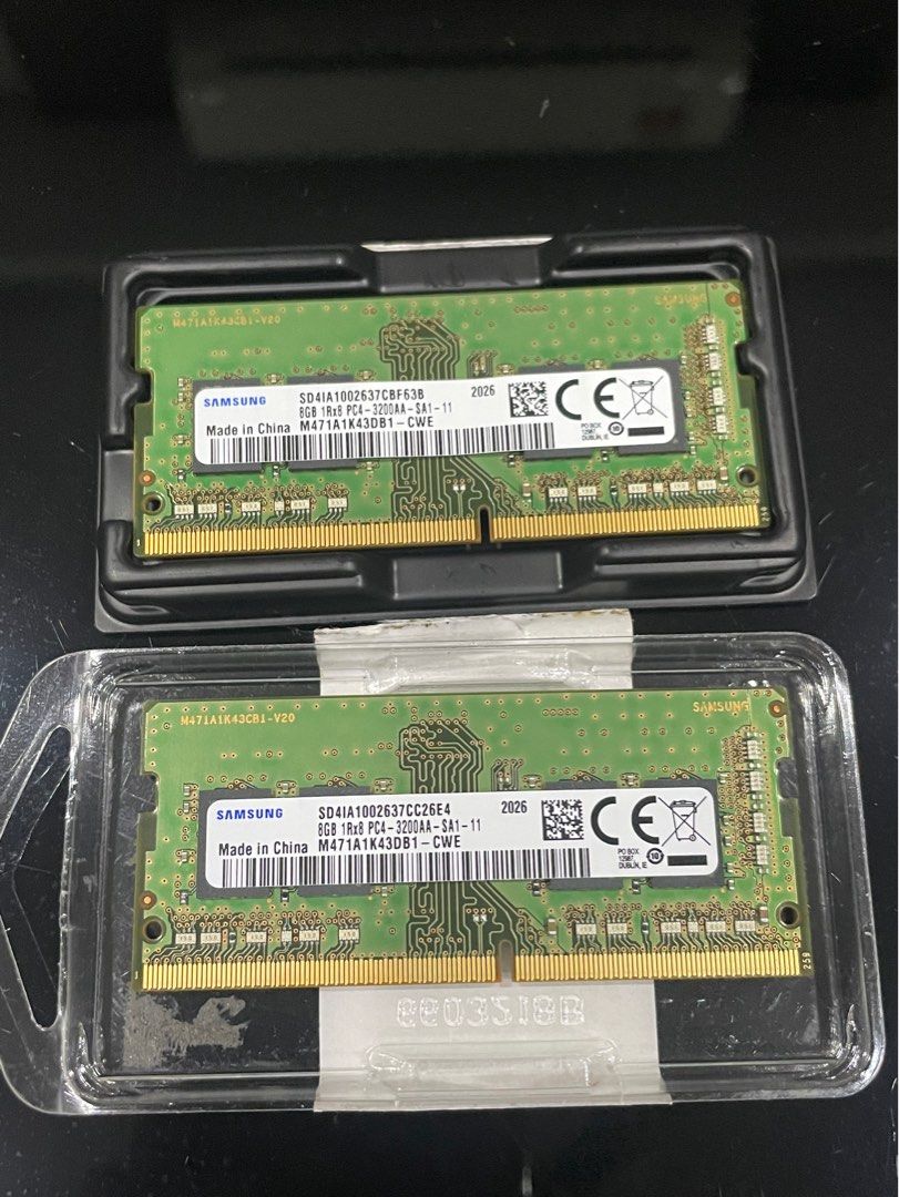 Samsung 8GB Ram 3200MHz DDR4 Ram Notebook & Gaming Laptop, Computers ...
