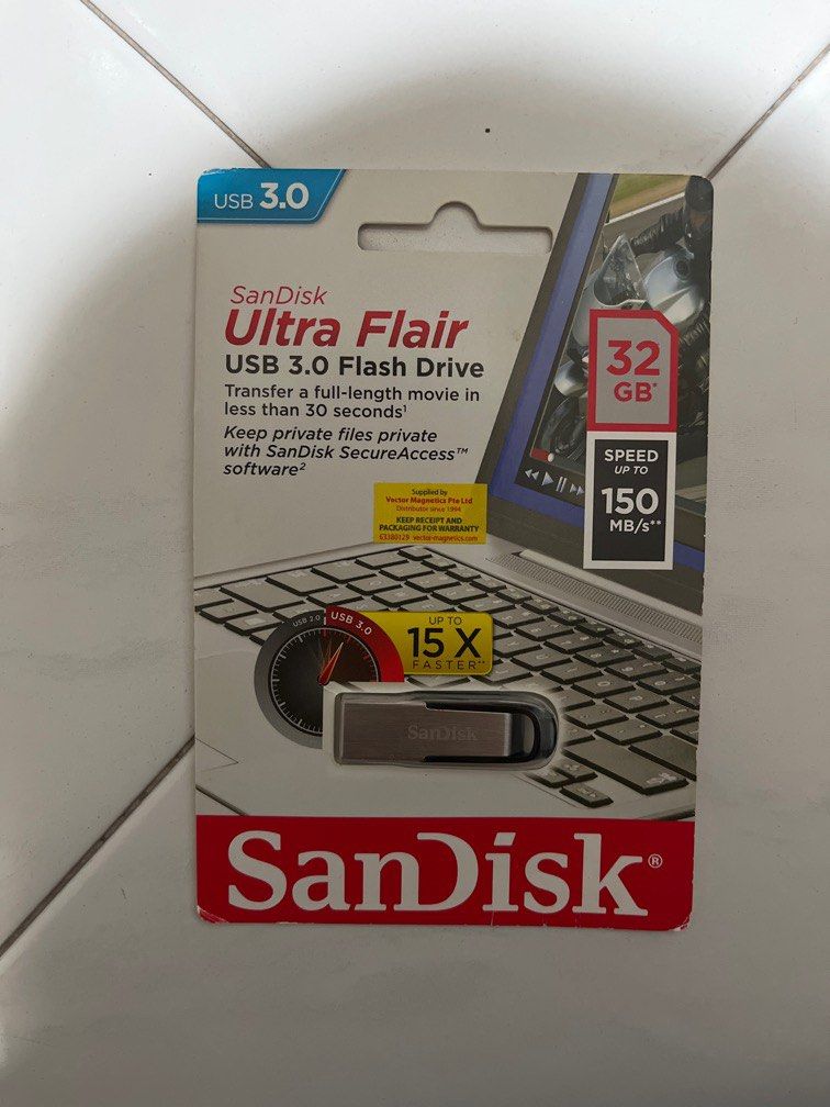 Sandisk Ultra Flair Usb Flash Drive Computers Tech Parts Accessories Hard Disks