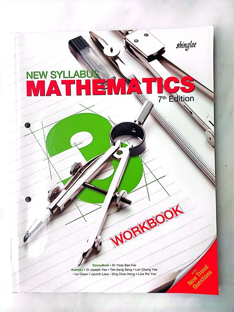 Sec 3 New Syllabus Mathematics 7th Edition [TEXTBOOK + WORKBOOK BUNDLE ...