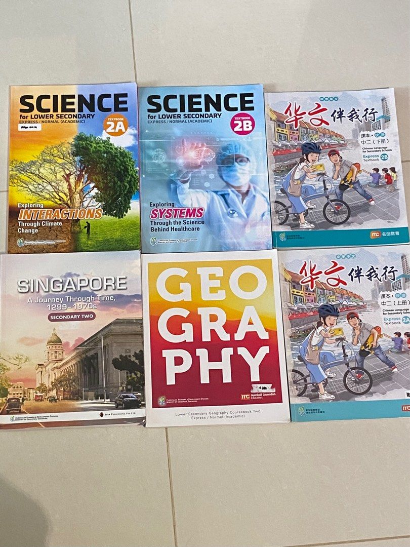 Secondary 2 Textbooks (New syllabus), Hobbies & Toys, Books & Magazines ...