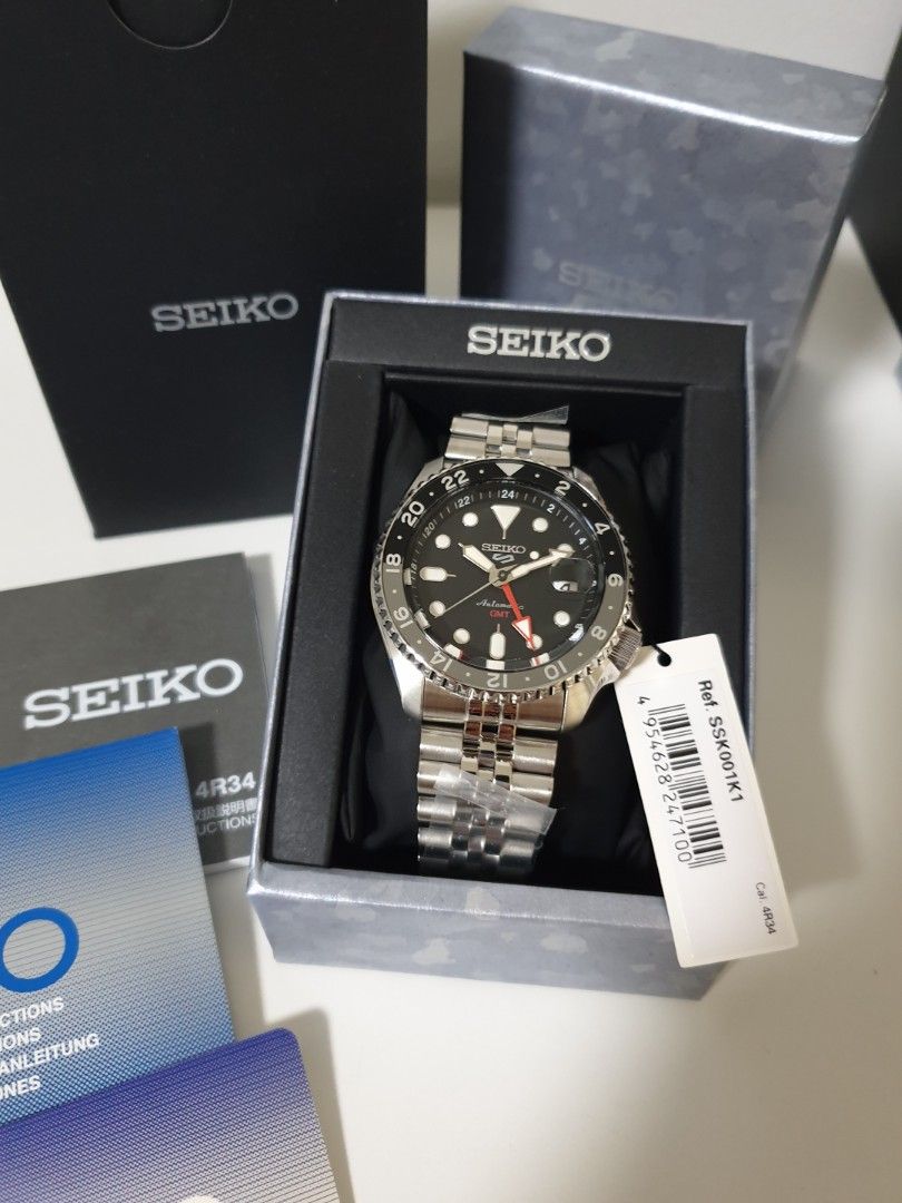 Seiko SSK001 GMT, Luxury, Watches on Carousell