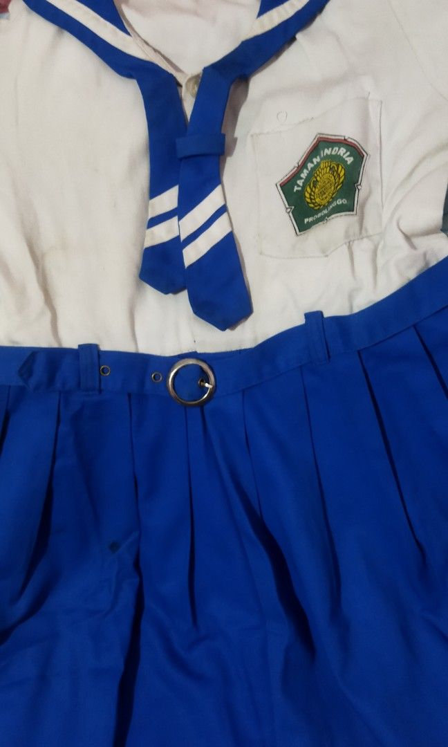 Seragam tk biru, Bayi & Anak, Baju Anak Perempuan, 4 hingga 7 tahun di ...
