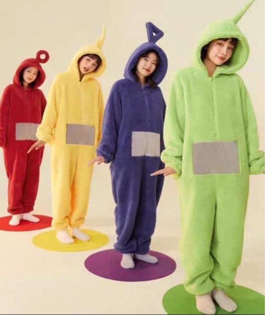 Set of 4 Teletubbies Costume, Women's Fashion, Coats, Jackets and ...