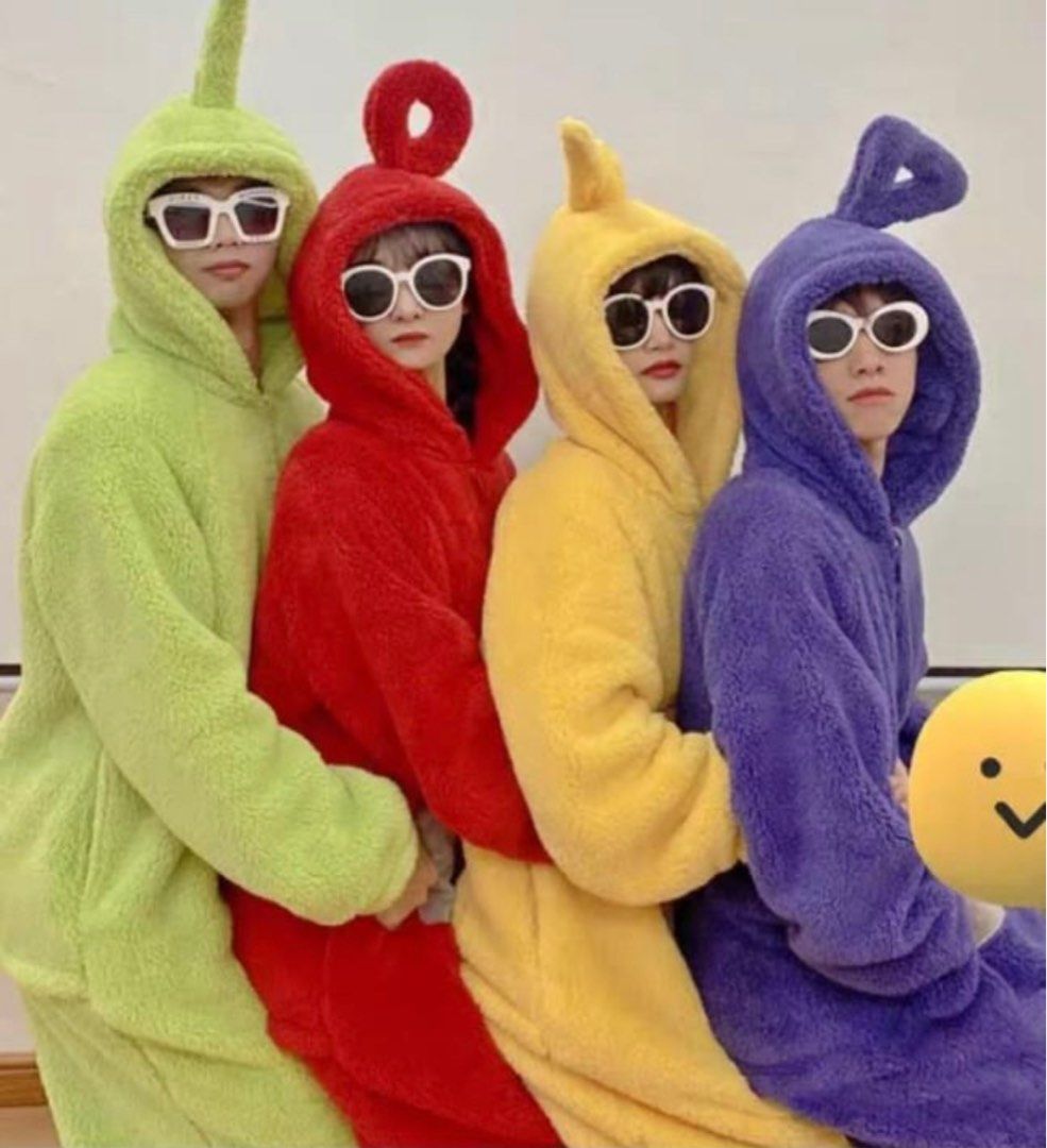 Set of 4 Teletubbies Costume, Women's Fashion, Coats, Jackets and ...