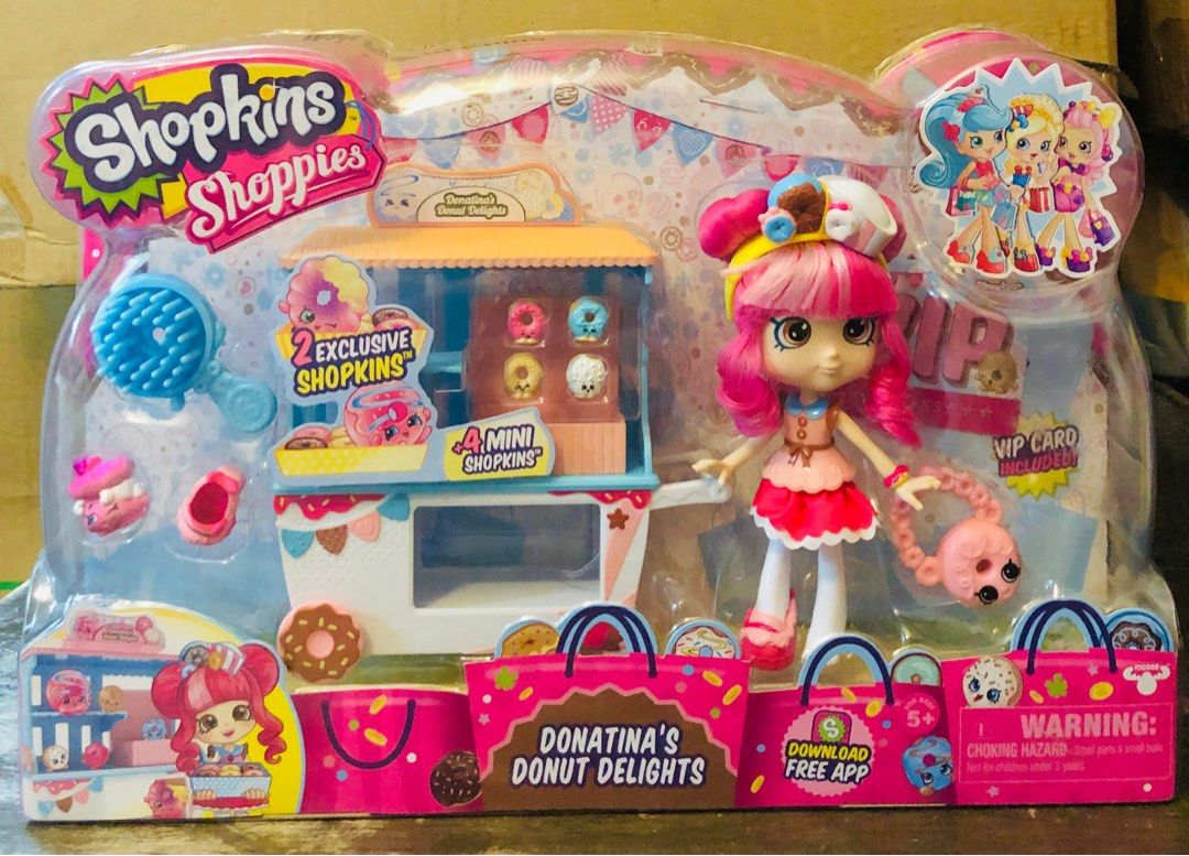Shopkins Shoppies Season 2 Donatina's Donut Delights Playset, Hobbies ...