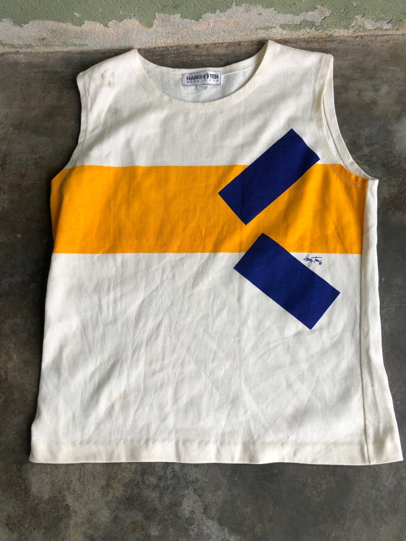 Singlets vintage hang ten, Men's Fashion, Activewear on Carousell