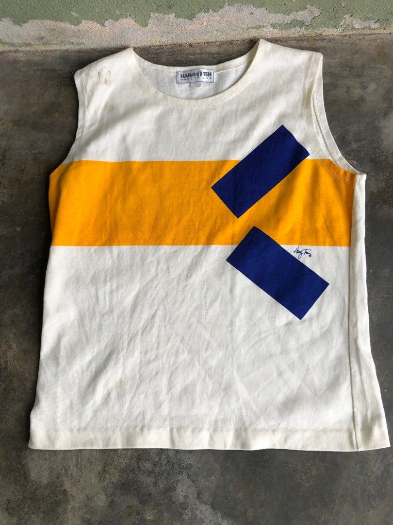 Singlets vintage hang ten, Men's Fashion, Activewear on Carousell