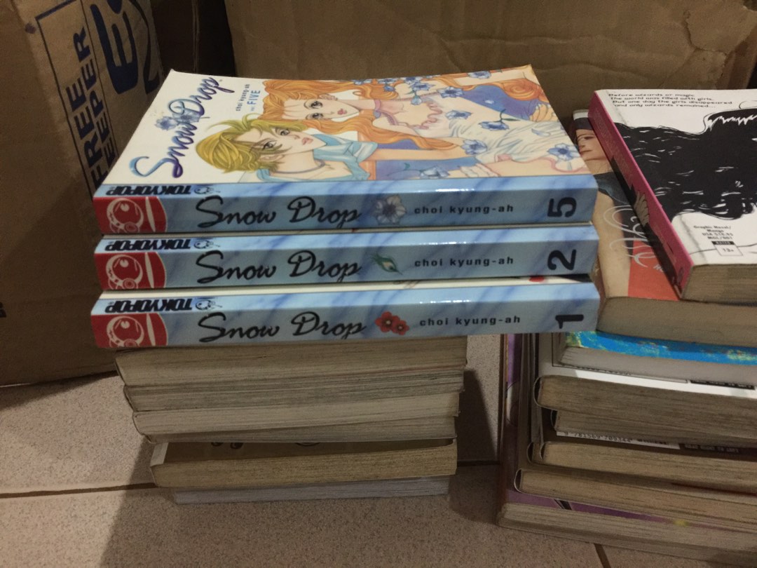 Snow drop vol1,2&5 by Chel Kyung-ah, Hobbies & Toys, Books & Magazines, Comics & Manga on Carousell