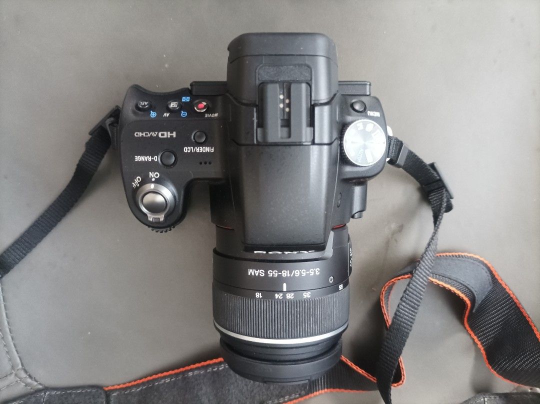 Sony A55 dslr with 18-55 sony lens, Photography, Cameras on Carousell