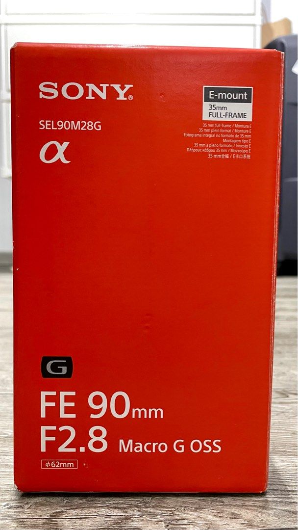 SONY FE 90mm F2.8 Macro G OSS | SEL90M28G, Photography, Lens & Kits on ...