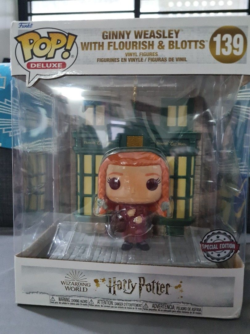 Special Edition Ginny Weasley W/ Flourish & Blotts Vinyl Figures ...