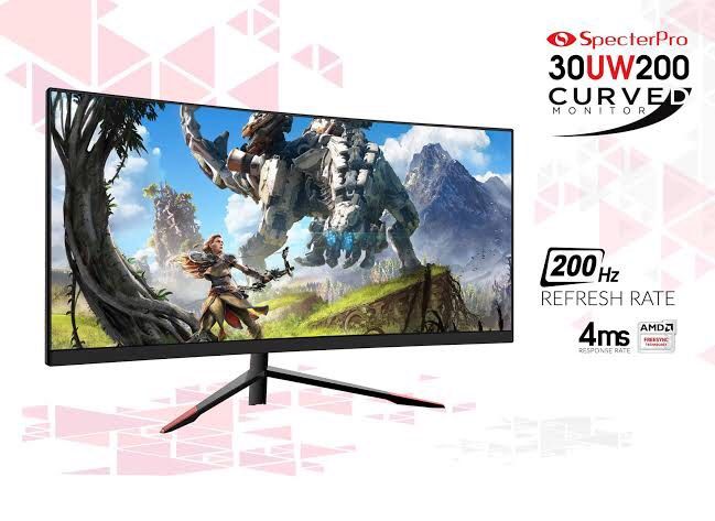 Specterpro 30UW200 Ultrawide Curved Monitor, Computers & Tech, Parts ...