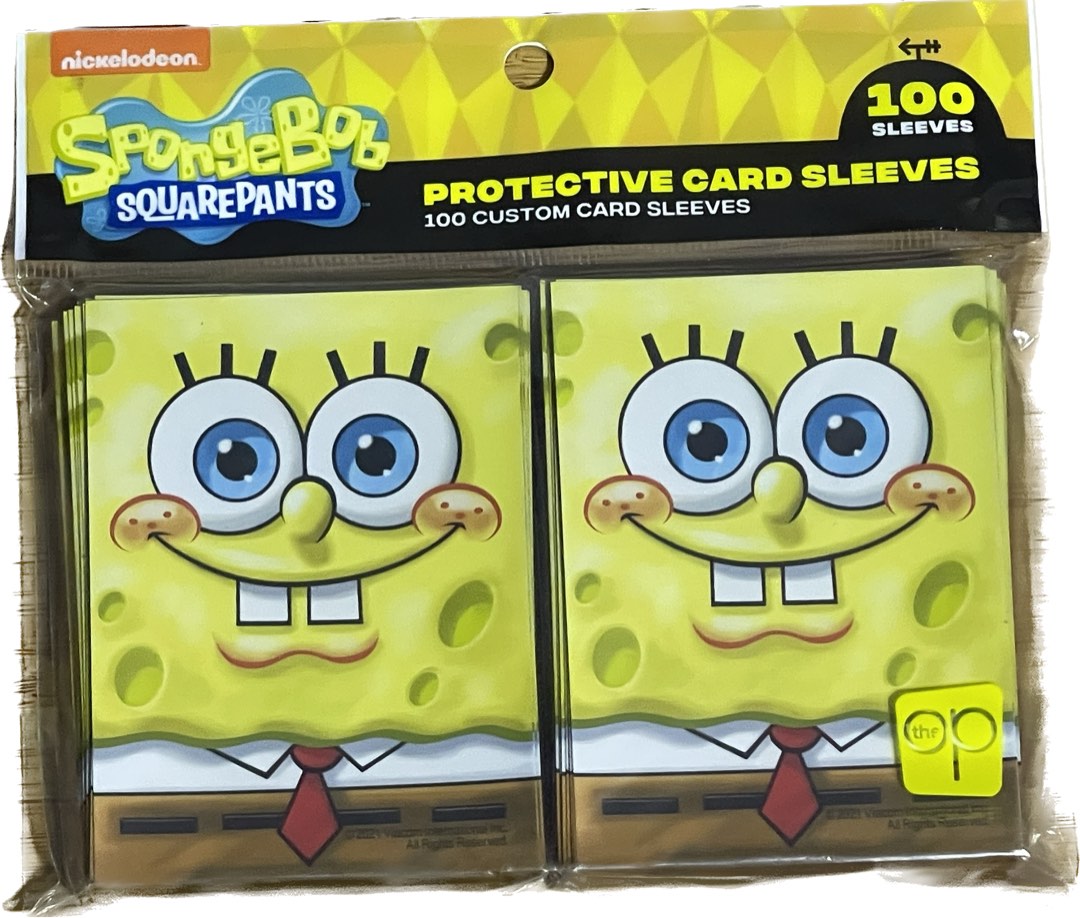 Spongebob Squarepants Card Sleeves, Hobbies & Toys, Toys & Games on ...