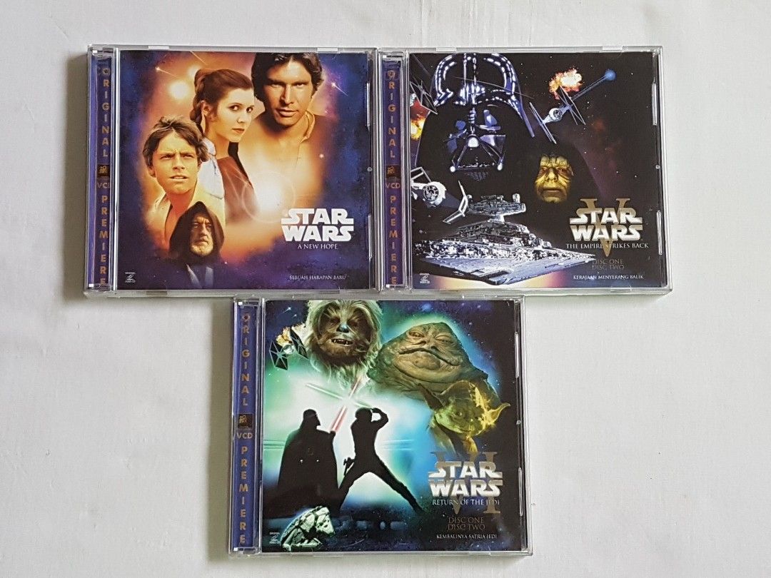 Star Wars Trilogy Video CD Box Set, Hobbies & Toys, Music & Media, CDs ...
