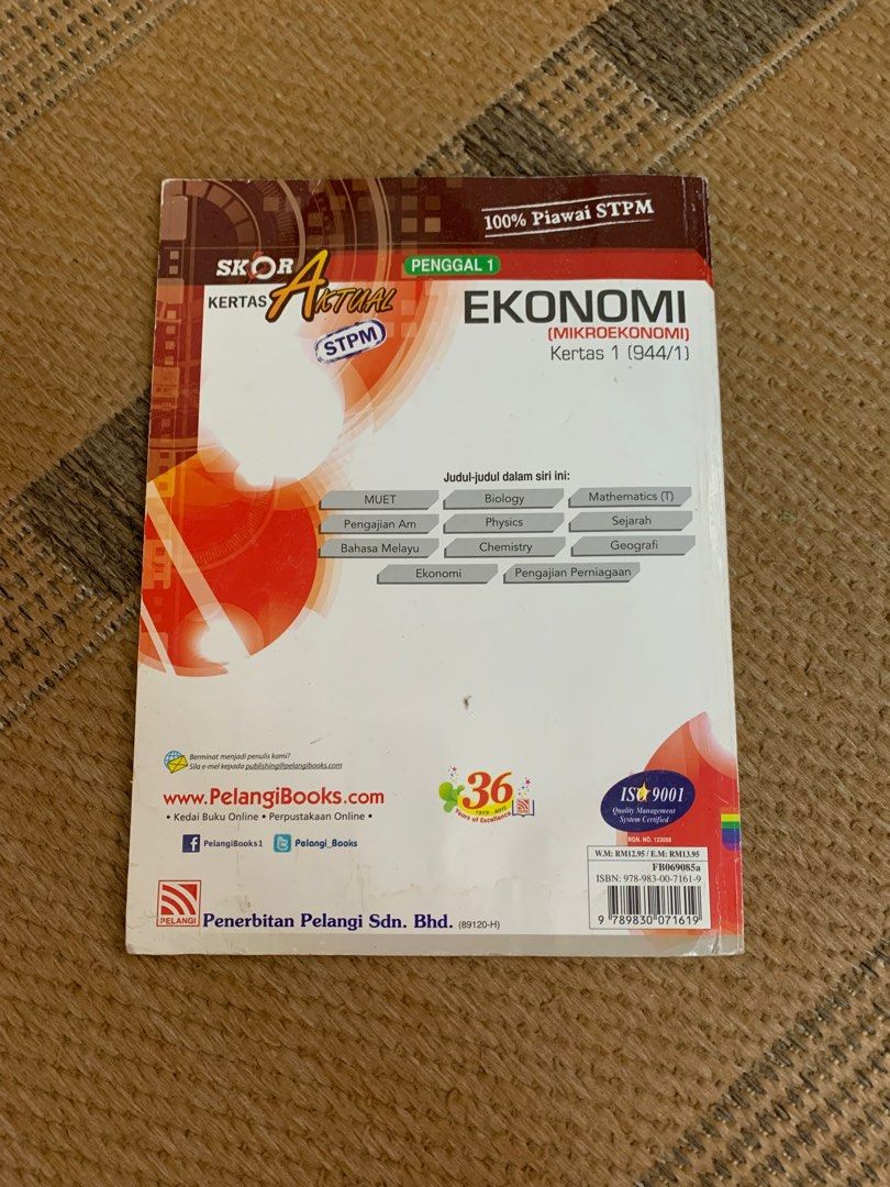 STPM EKONOMI SEM 1 MODAL TEST PAPERS, Hobbies & Toys, Books & Magazines ...