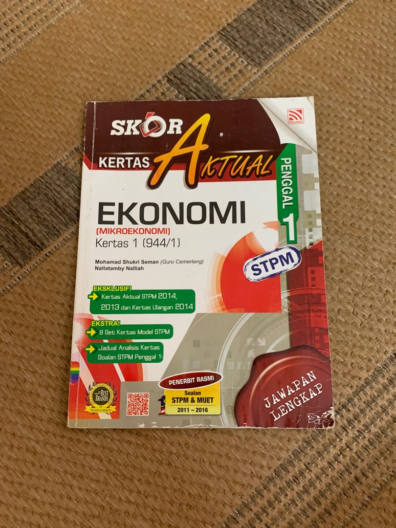 STPM EKONOMI SEM 1 MODAL TEST PAPERS, Hobbies & Toys, Books & Magazines ...