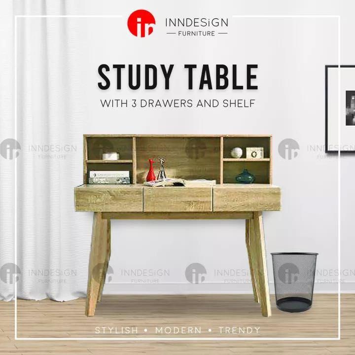 Study Table fully assembled, Furniture & Home Living, Furniture, Tables ...