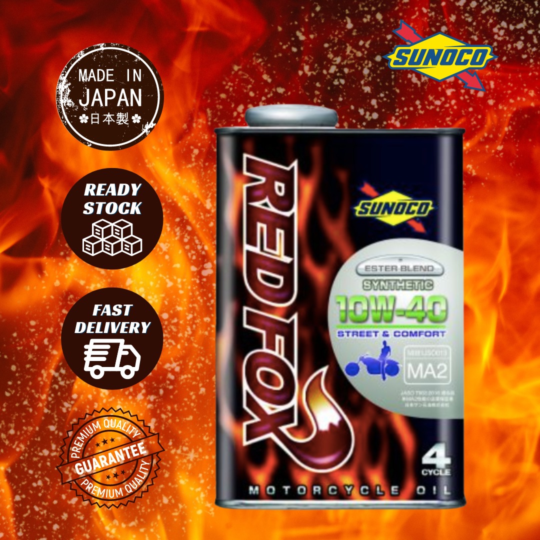 SUNOCO REDFOX Street & Comfort Engine Oil (1L), Car Accessories ...