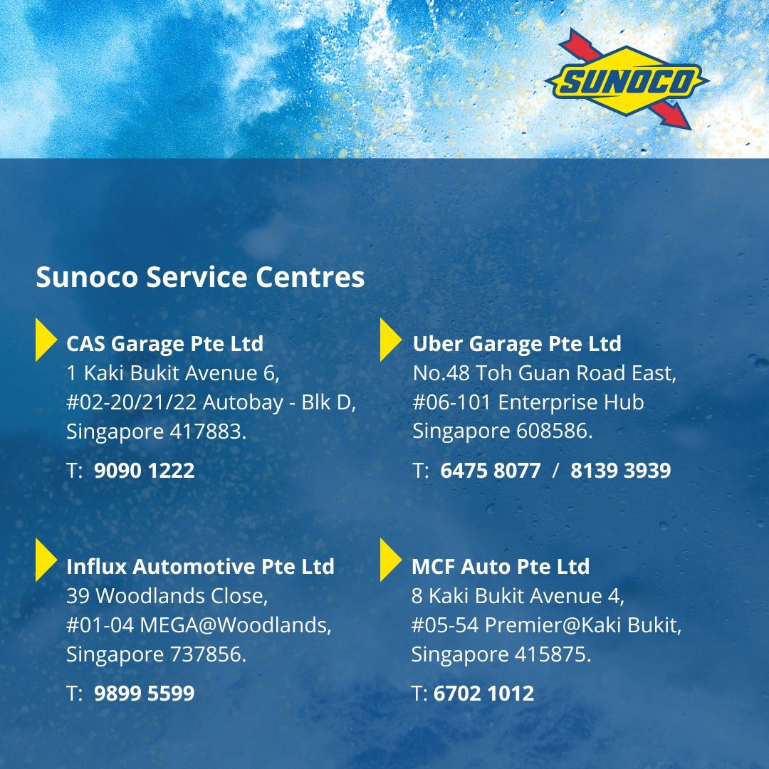 SUNOCO Speed Flushing (300ml), Car Accessories, Accessories on Carousell