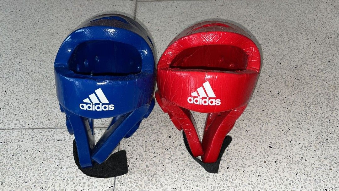 Taekwondo sparring items (body padding & headgear), Sports Equipment ...