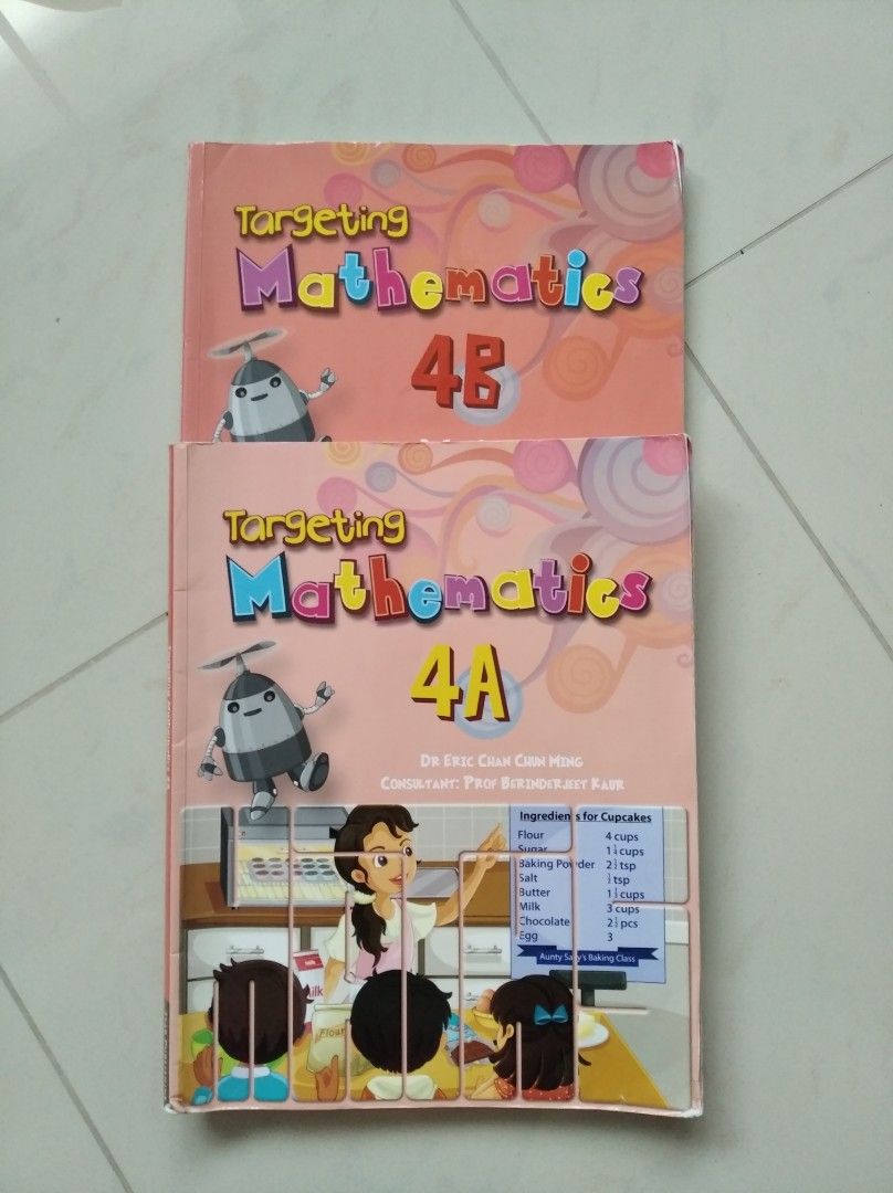 Targeting Math 4A&4B, Hobbies & Toys, Books & Magazines, Textbooks on ...