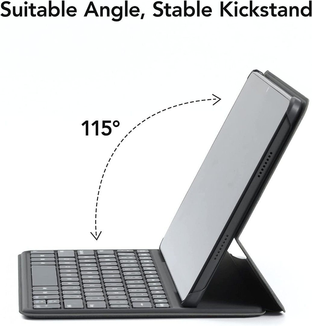 TCL TAB 10s keyboard Case (Drak gray), 電腦＆科技, 電腦周邊及配件, 電腦鍵盤及相關產品 ...