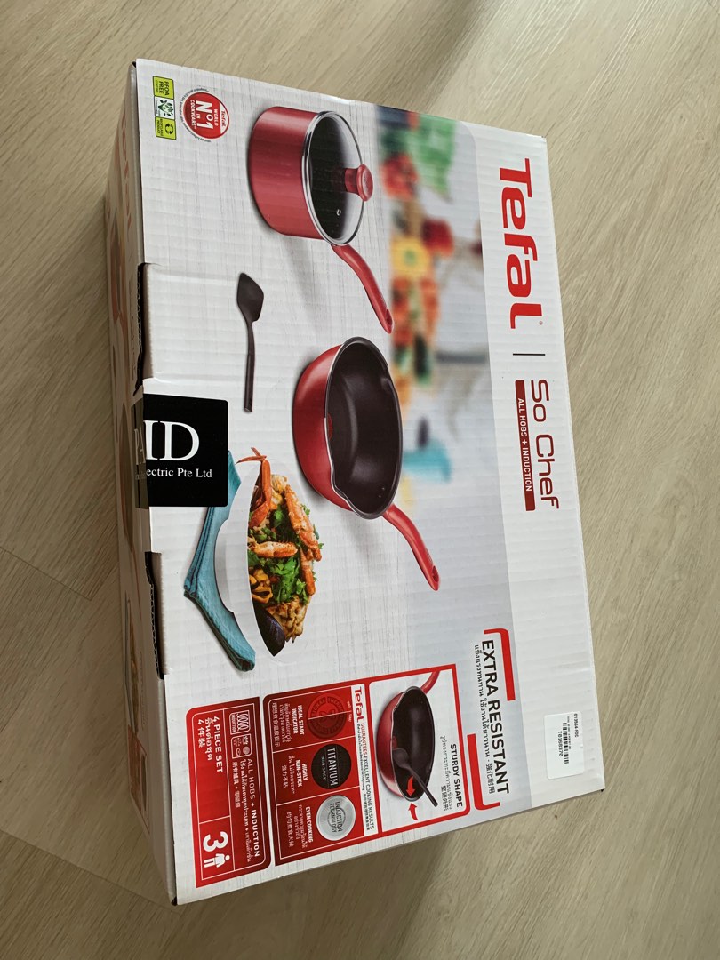 Tefal So Chef 4 pc set, TV & Home Appliances, Kitchen Appliances, Hobs ...