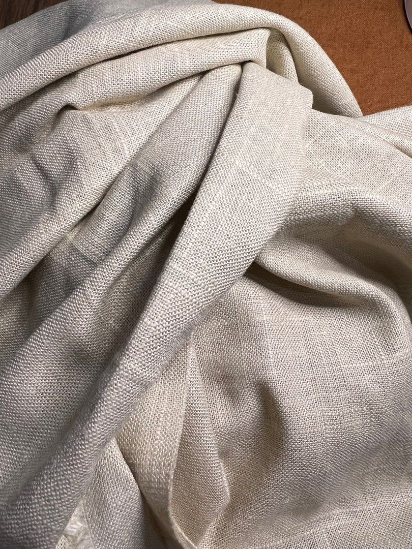 Textile #10: sofa fabric Linen retaso, Furniture & Home Living ...