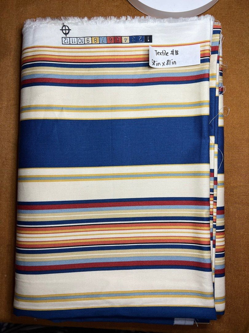 Textile #18: sofa Fabric retaso Claire stripe, Furniture & Home Living ...