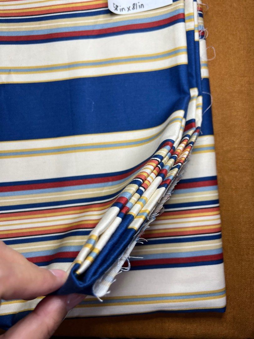 Textile #18: sofa Fabric retaso Claire stripe, Furniture & Home Living ...