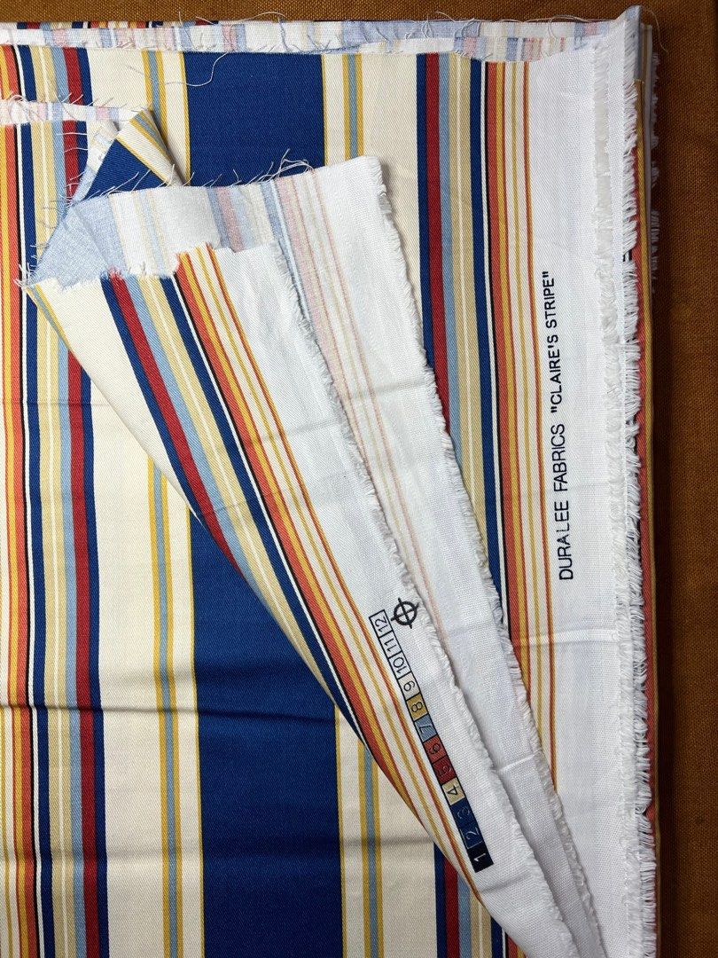 Textile #18: sofa Fabric retaso Claire stripe, Furniture & Home Living ...