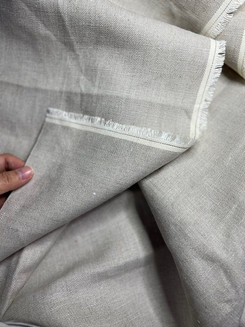 Textile #9: sofa fabric Linen retaso, Furniture & Home Living ...
