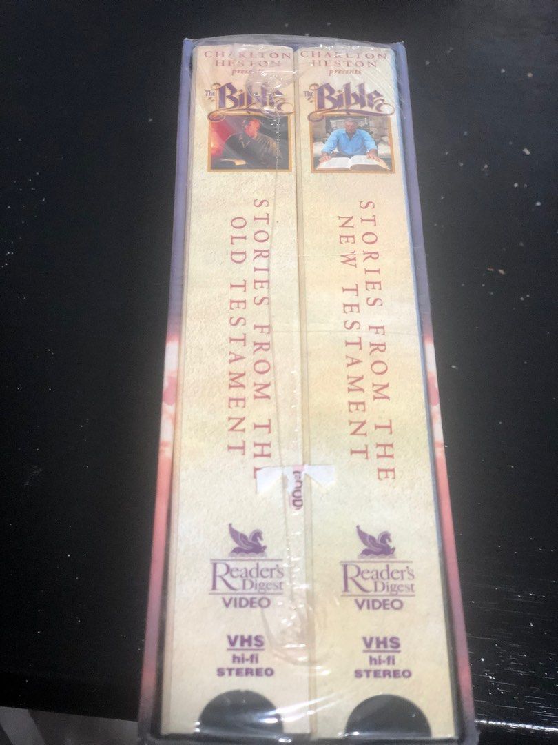 The Bible Vhs 2 Tapes Hobbies And Toys Memorabilia And Collectibles