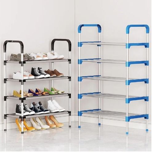 The Furniture Store Galvanized Steel 6 Tier Shoe Rack Easy Assemble ...