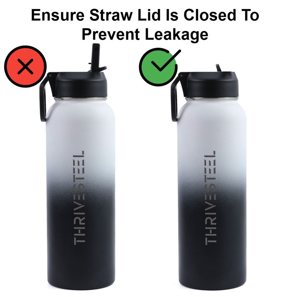 Thrivesteel Thermal Flask Tumbler Vacuum Flask Insulated Water Bottle ...