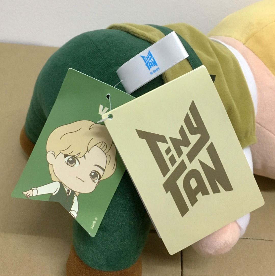 TinyTAN - "V" (Tae-Hyung of BTS) ~Dynamite~ Mega Jumbo Sitting Plush Toy by Sega Japan / 34cm ...