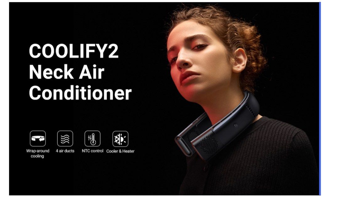 Torras Coolify 2 Aircon Neck Fan 5000mAh c/w Free USB Adapter worth $19 ...