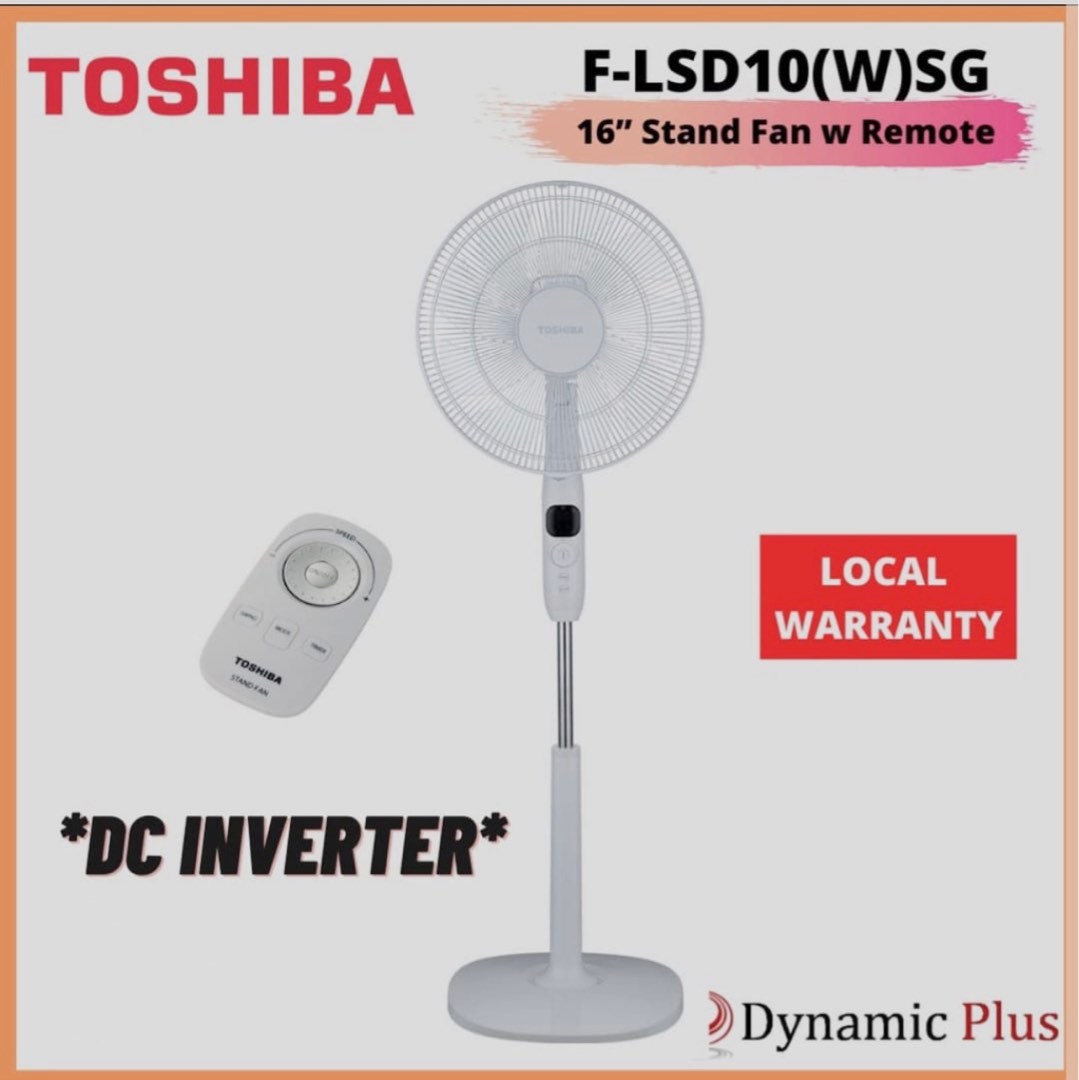 toshiba dc inverter stand fan, Furniture & Home Living, Lighting & Fans ...