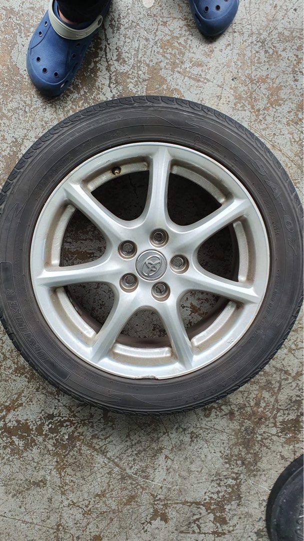Toyota Estima Rims (Enkei) 17 inch, Car Accessories, Tyres & Rims on ...
